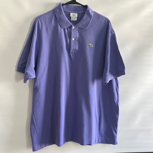 Lacoste | Shirts | Lacoste Men Lilac Polo Shirt Size Xxl | Poshmark